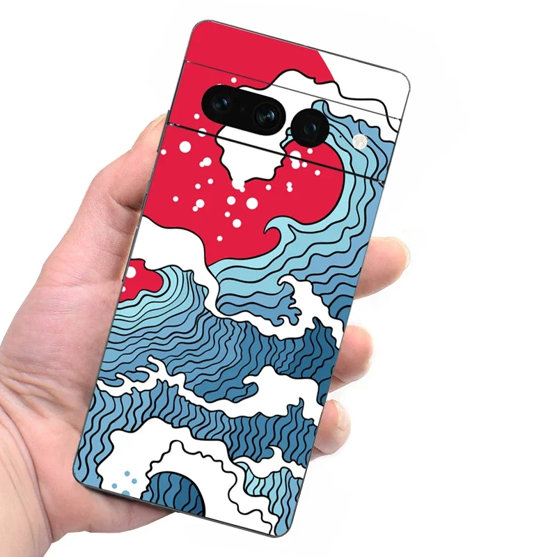 3D Colorful Cute Pattern Matte Skin Film Phone Back Wrap Sticker For ...