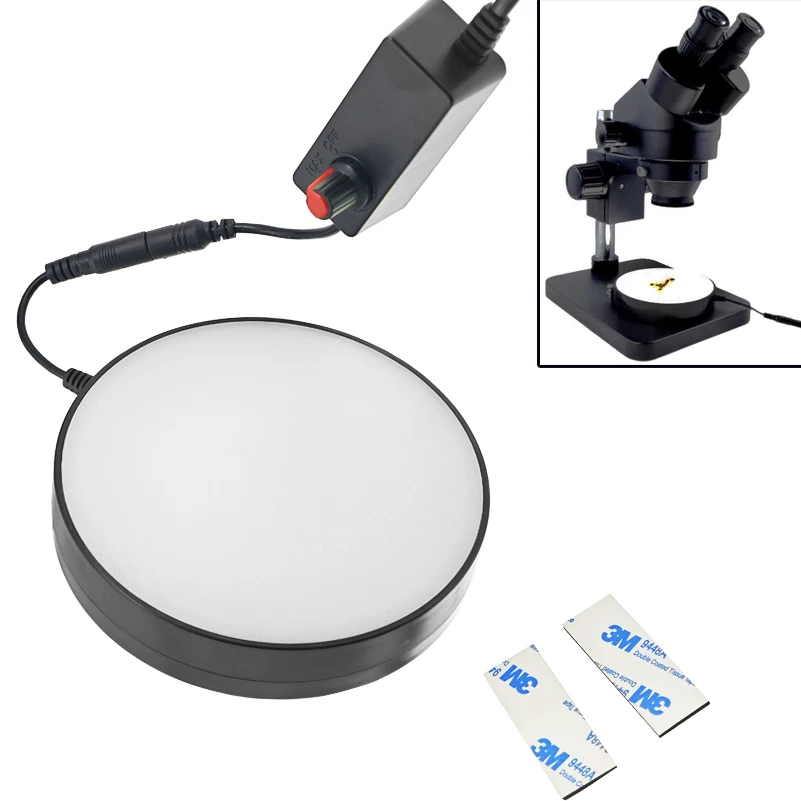 130mm-Adjustable-63-LED-Backlight-Bottom-Ring-Light-illuminator-Lamp ...