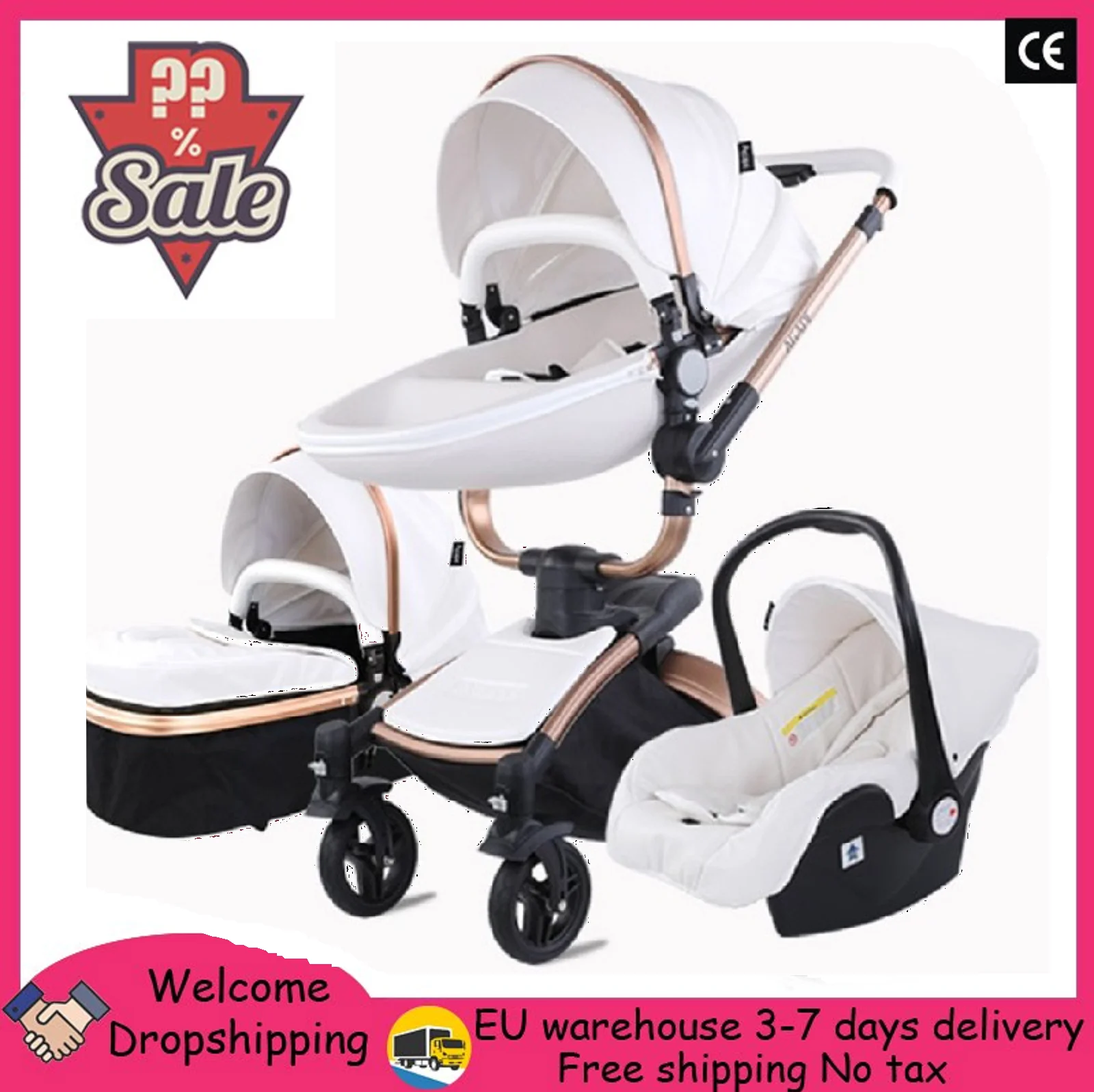 Cochecito-de-beb-3-en-1-carritos-ligeros-para-beb-s-cochecito-para ...