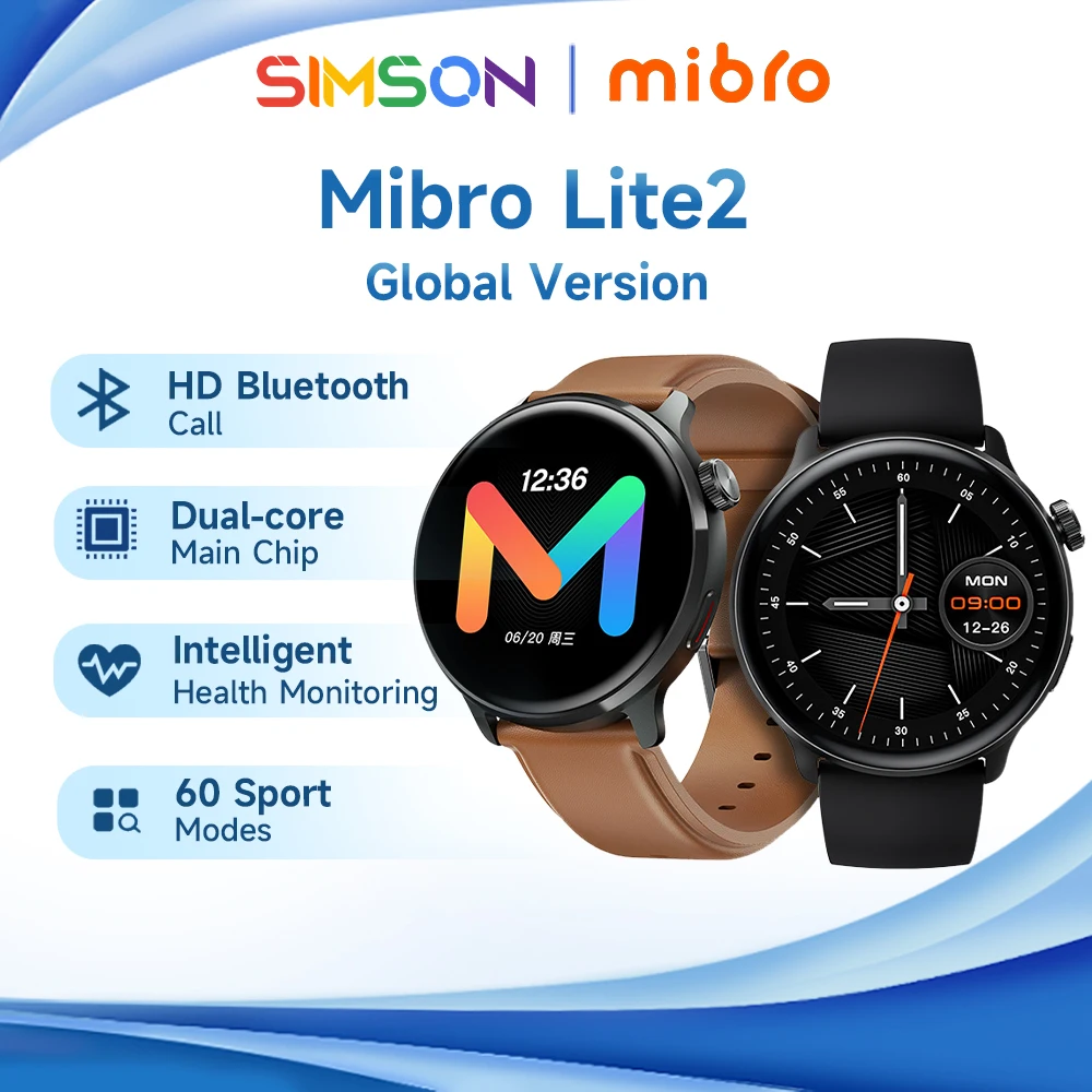 Mibro-Lite2-Smartwatch-Global-Version-Bluetooth-Calling-AMOLED-Screen ...