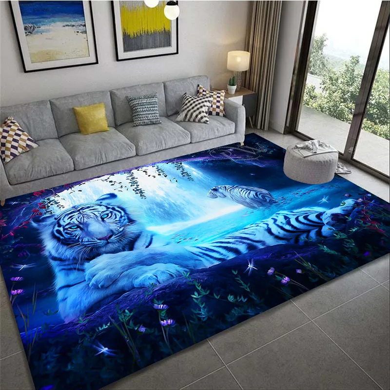 LOUSIDREAM-Cartoon-Tiger-Carpet-Living-Room-Home-Decor-Sofa-Table-Rug ...
