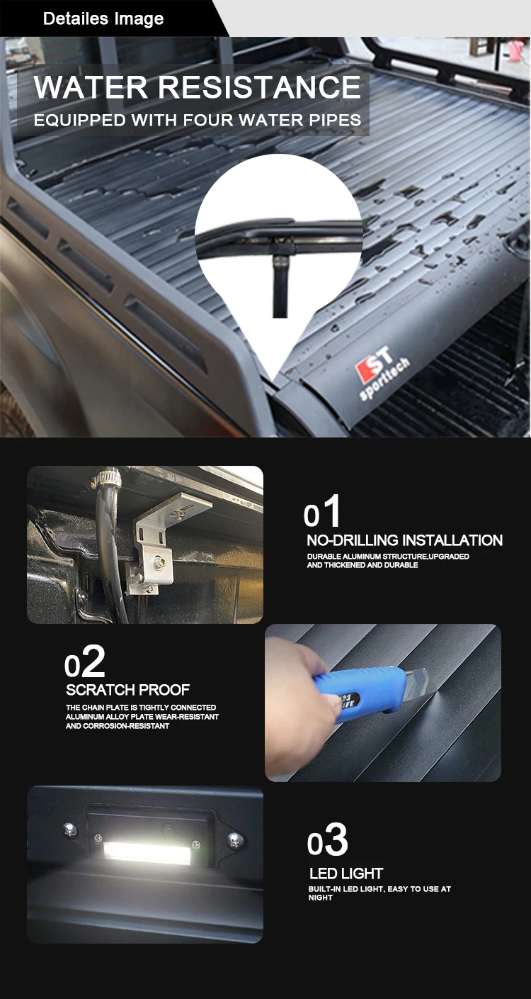 For Navara Tonneau Cover Pickup 4x4 for Nissan Navara Frontier NP300 ...