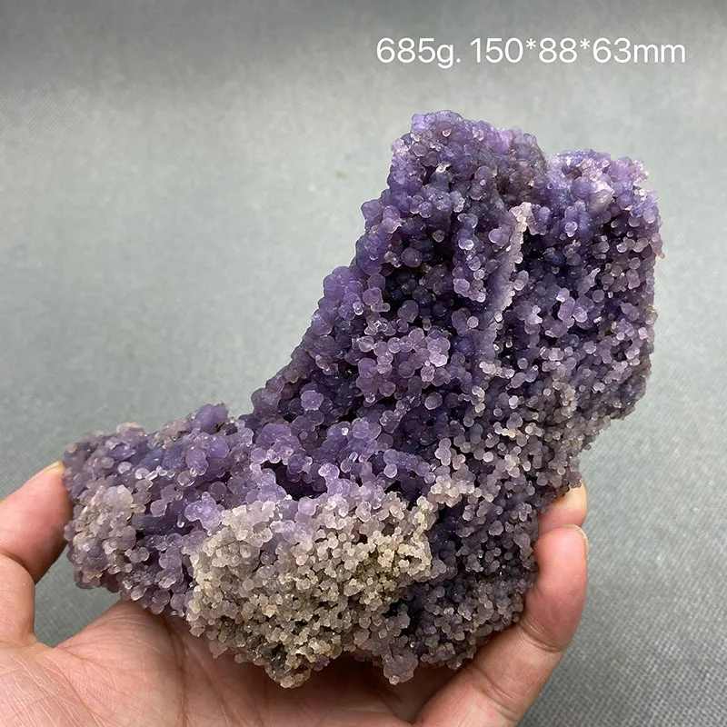 Grape Agate Mineral Specimen | Grape Agate Natural Crystal | Natural ...