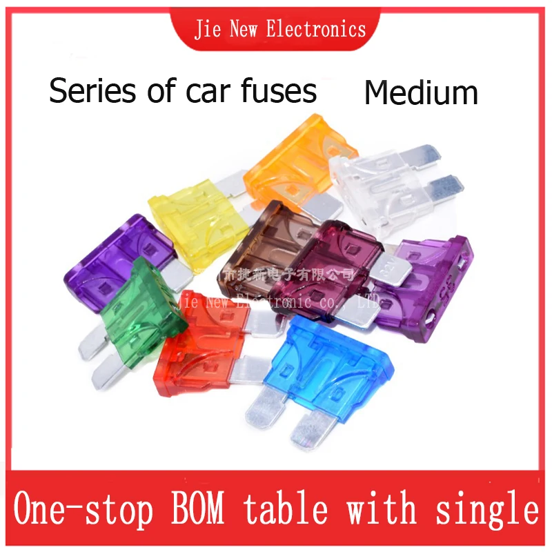 20pcs Automobile Safety Pipe Xenon Lamp Fuse Safety Pipe 1A 5A 7.5A 10A ...