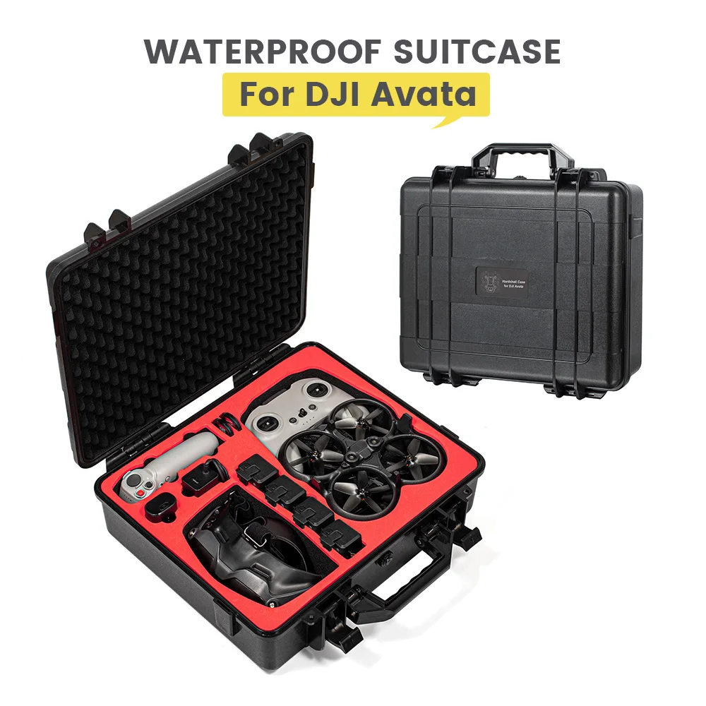 Hard Shell Storage Case Portable Suitcase Explosion-proof Carrying Box ...
