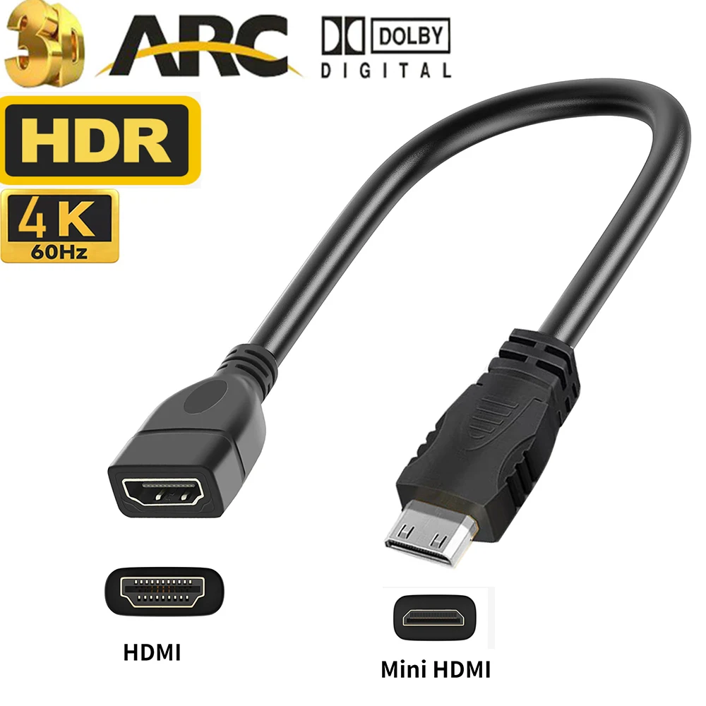 Mini-HDMI-cable-4K-60Hz-HDMI-2-0-Mini-HDMI-to-HDMI-cable-adapter-Mini ...