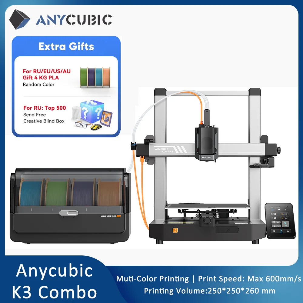 ANYCUBIC-K3-Combo-FDM-Multi-Color-3D-Printer-Print-in-4-to-8-Color-With ...
