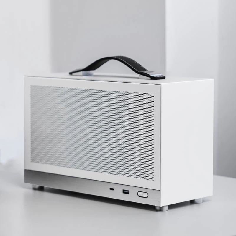 Flashscale S300 portable mini ITX portable desktop white small case ...