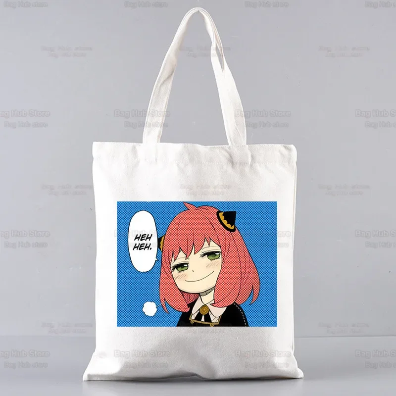 Anya Forger Shopping Bag Grocery Handbag Yor Forger Bolsas De Tela Tote ...