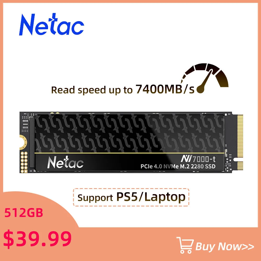 Netac-SSD-1TB-SSD-NVME-M2-7400MB-s-512GB-2TB-4TB-PCIE4-0-Internal-Solid ...