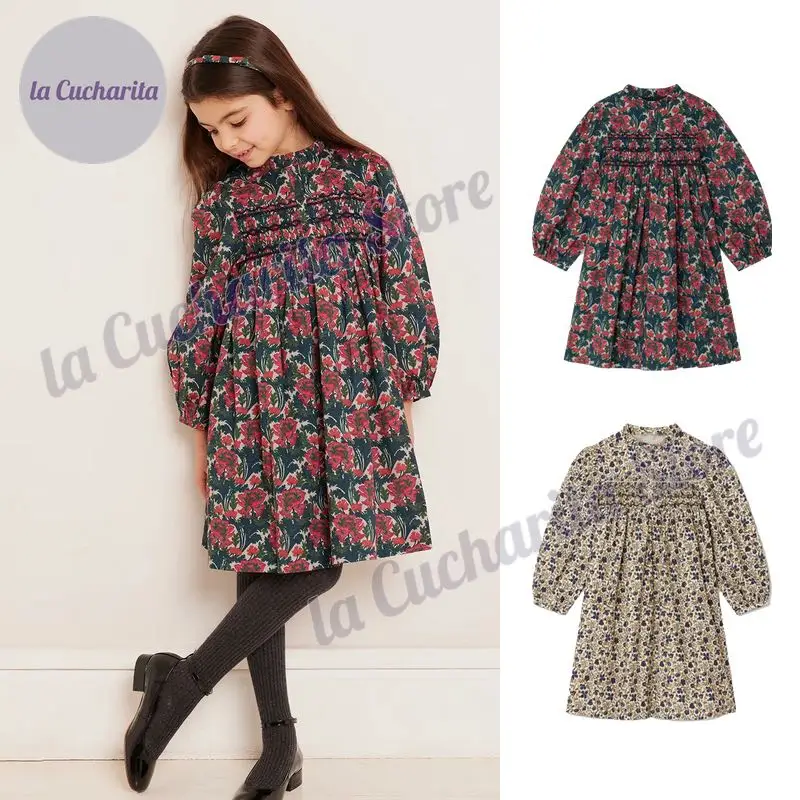 Customize-Girls-Dress-BP-One-Piece-Spring-Autumn-Smock-Corduroy-Brand ...