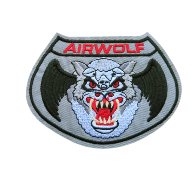 AIRWOLF-Patch-Movie-TV-Embroidery-Iron-On-Sew-On-Patches-Sticker-Fabric-Clothing-Accessories ...