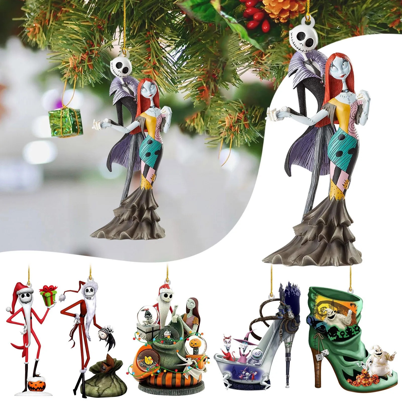 Nightmares Christmas Figures | Jack Skellington Christmas | Acrylic ...
