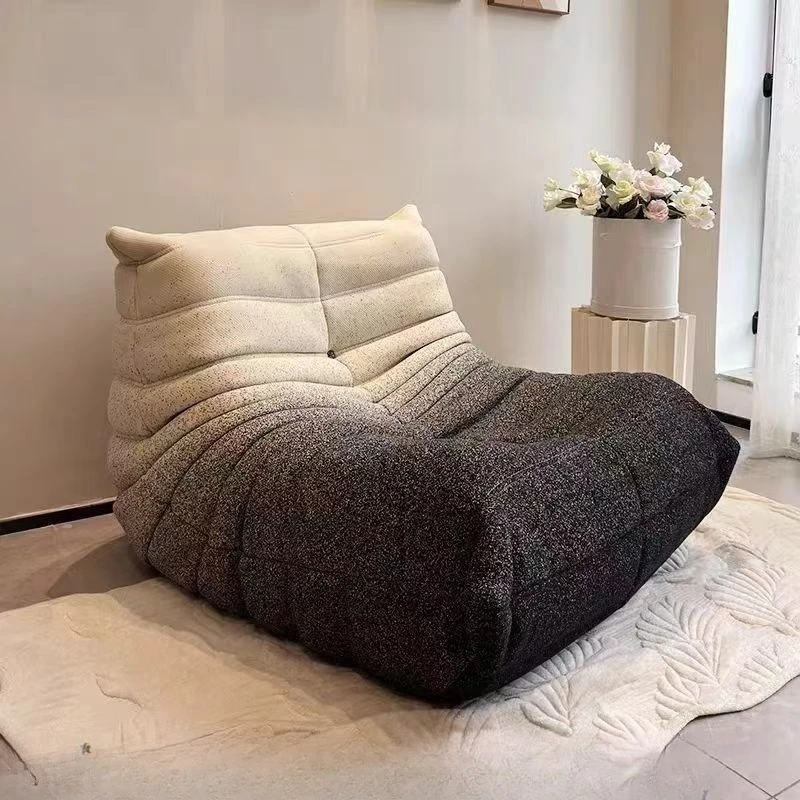 Gradient caterpillar single sofa, balcony, living room, leisure lounge ...