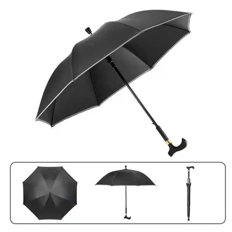 Walking-Stick-Umbrella-Elderly-Sunscreen-Anti-slip-Like-Rubber ...