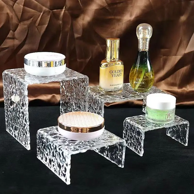 U-Shaped-Stone-Pattern-Acrylic-Display-Stand-Cosmetic-Skin-Care ...