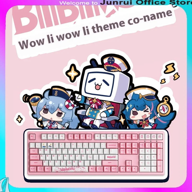 Akko-3108v2-Bilibili-Joint-Pink-Wired-Mechanical-Gaming-Keyboard-0em ...