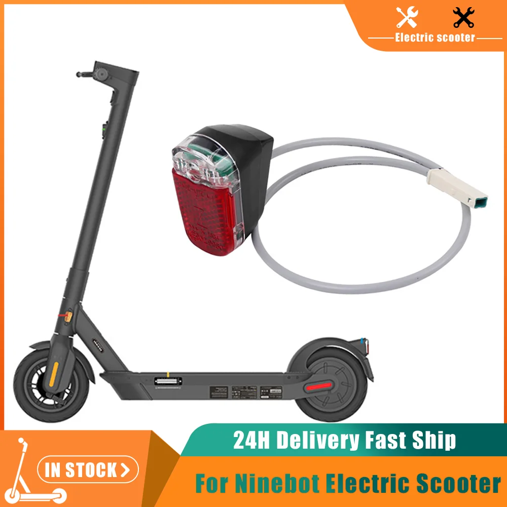 Electric Scooter Rear Taillight Brake Light For Ninebot Max G30 D High-Brightness ABS Fender ...