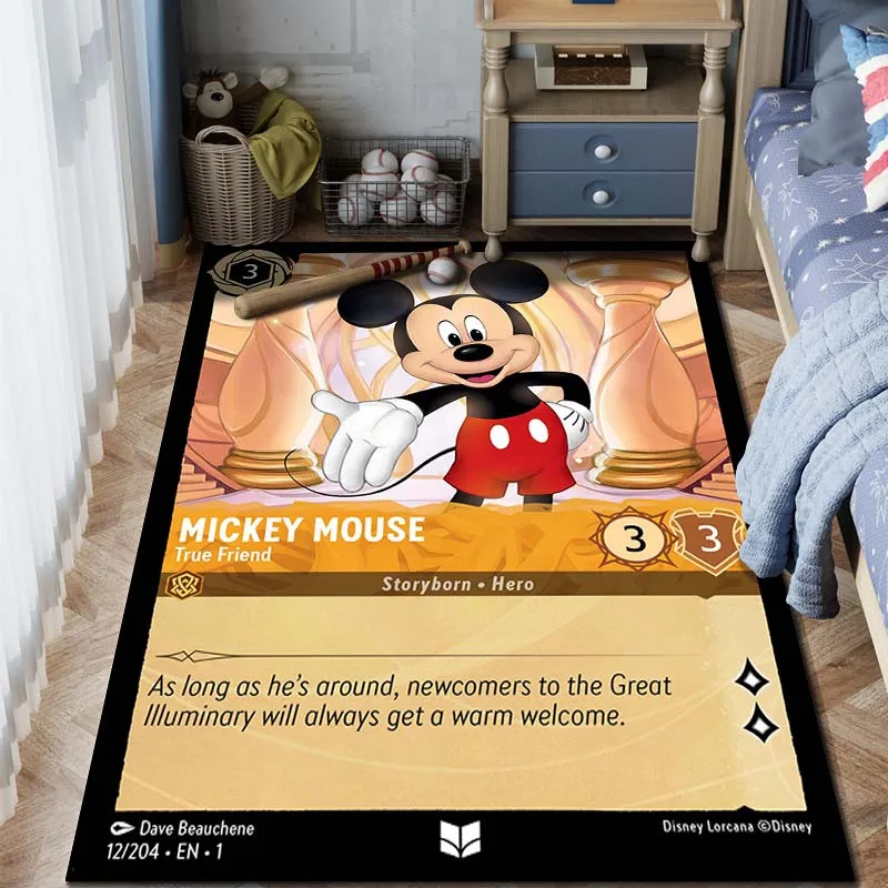 Disney-Game-Card-Print-Lorcana-Tcg-Carpet-Rug-for-Home-Living-Room ...