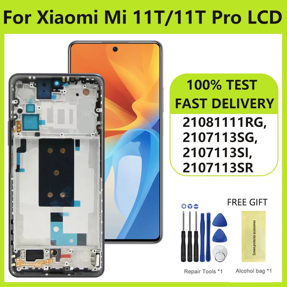 Pantalla-AMOLED-de-6-67-pulgadas-para-Xiaomi-11T-Pro-LCD-2107113 ...