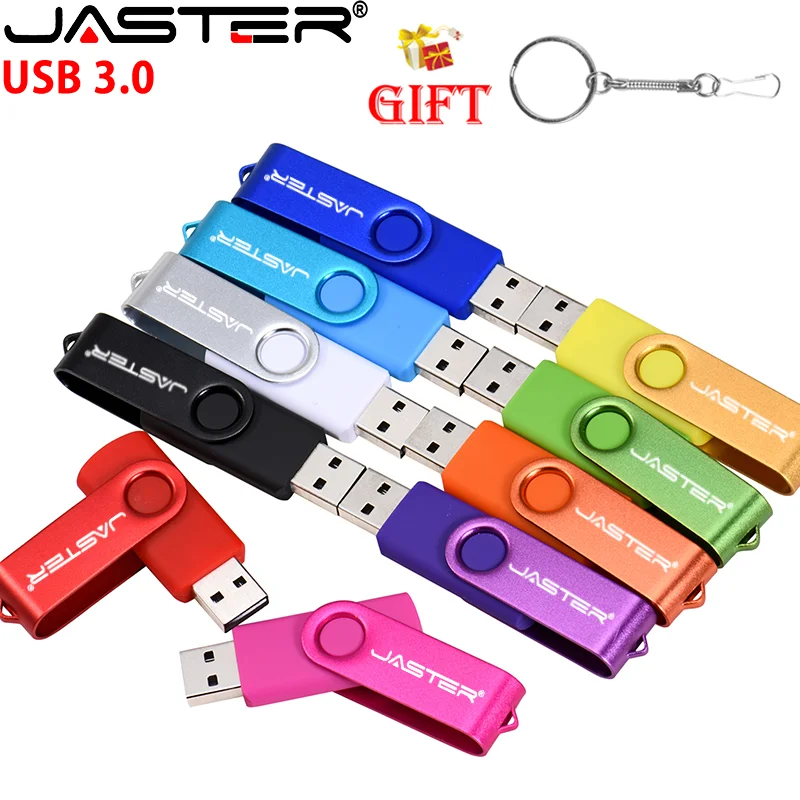 USB 3.0 USB Flash Drive 128GB Rotatable Pen Drive 64G Wedding Gift ...