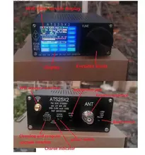 ATS-25X2 ATS25X2 Full Band FM/LW/MW/SW/SSB Spectrum Scan Receiver Touch ...