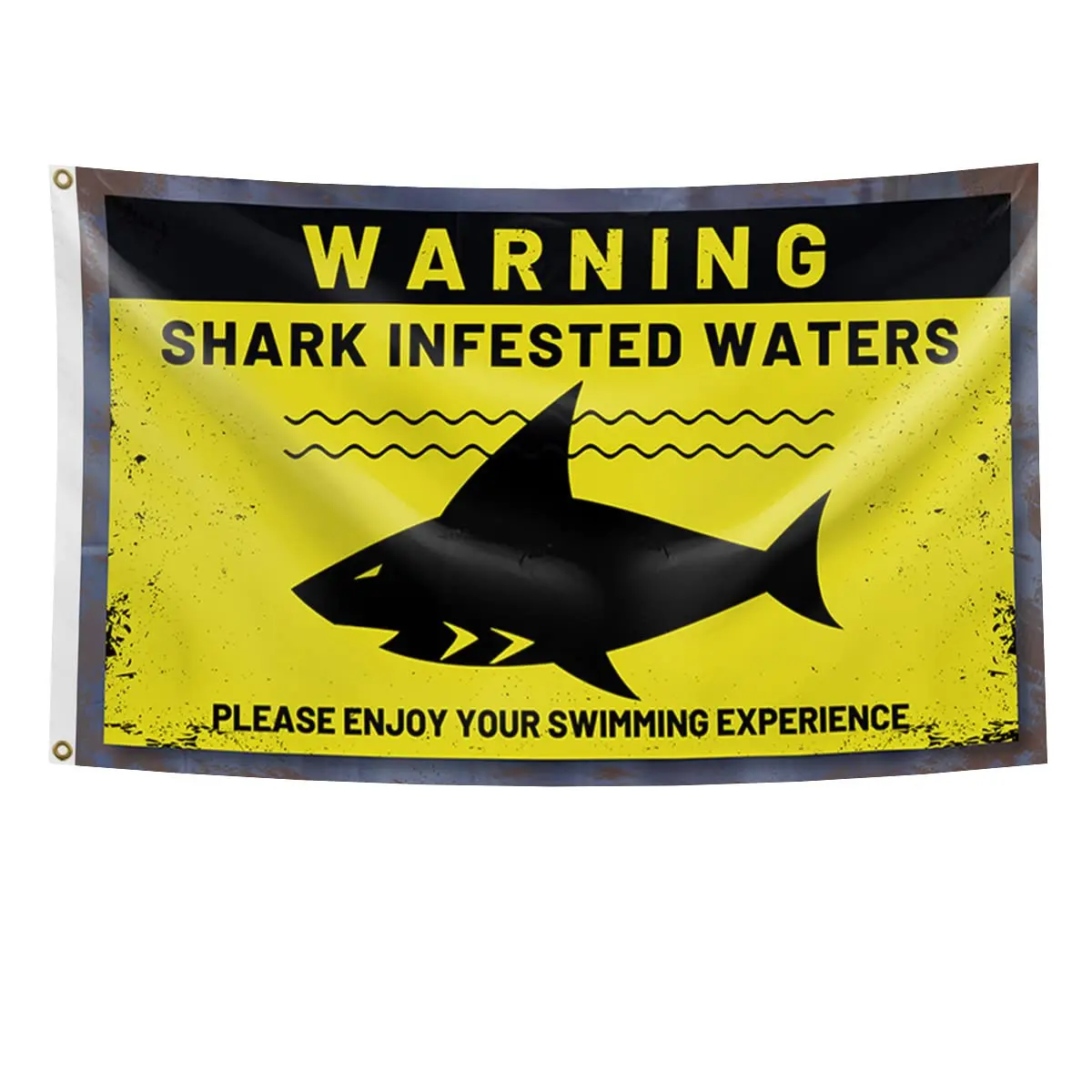 Scuba Diving Flag With Shark