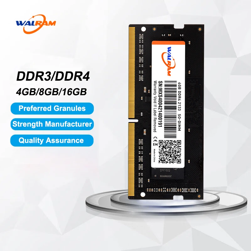 Walram-DDR4-Memoria-RAM-Laptop-16GB-8GB-32GB-1-2V-260pin-3200MHz ...