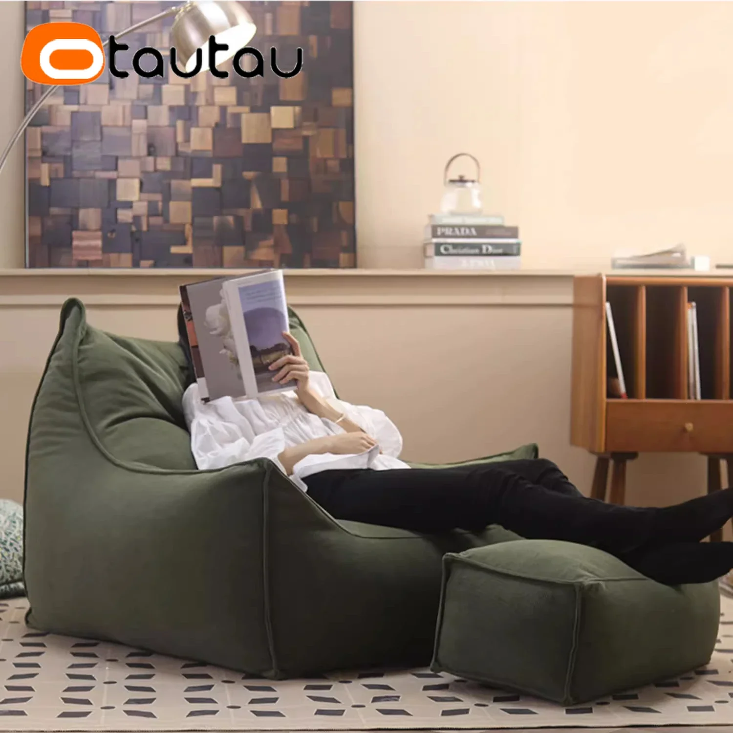OTAUTAU 코듀로이 빈백 커버 SF440【내부 필러 없음! 당신은 필러를 직접 구매해야합니다! 】 - AliExpress 15