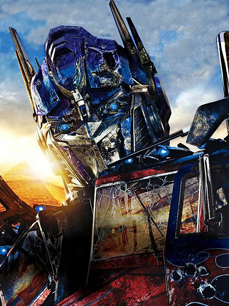 5D-DIY-Transformers-Diamond-Painting-Kit-Optimus-Prime-and-Car-Cross ...
