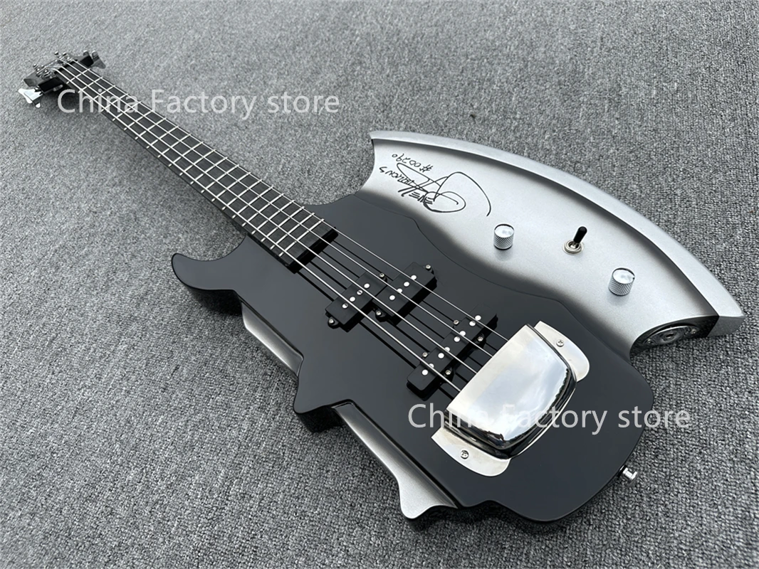 In stock！Forestwind guitar Gene SIMMON Axe 4 strings Bass Electric ...