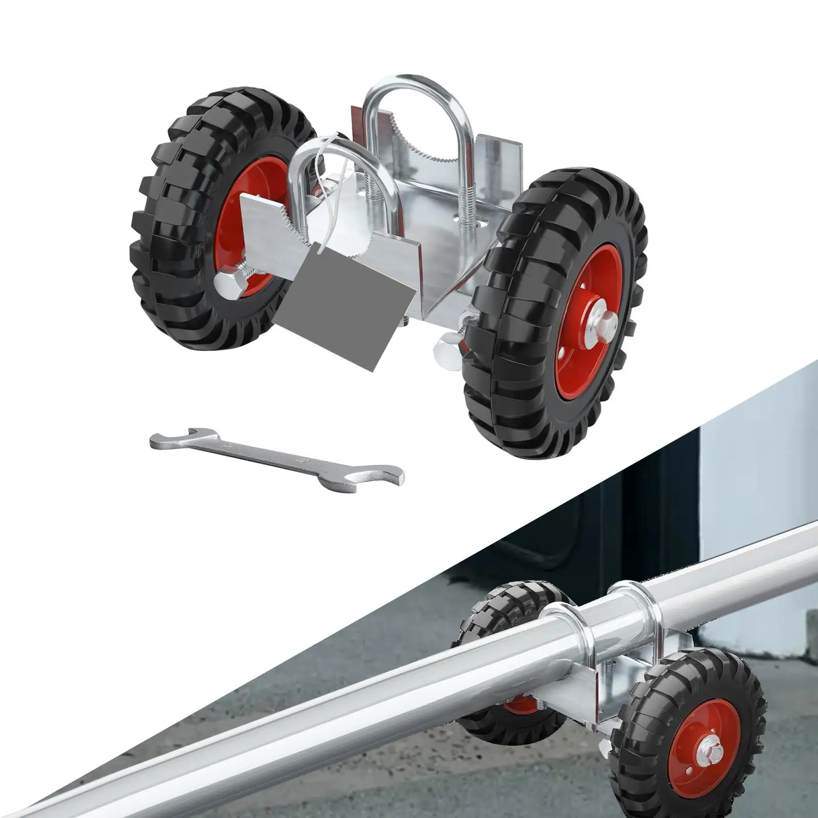 6inch-Rolling-Gate-Wheel-Carrier-Chain-Link-Fence-Gate-Wheel-Ridged ...