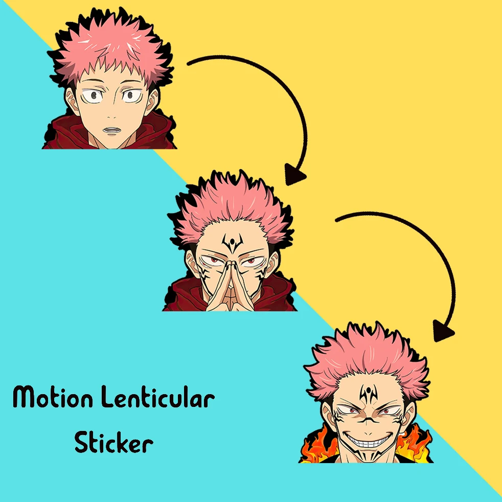 Sukuna Motion Sticker Jujutsu Kaisen Anime Stickers, 47% OFF