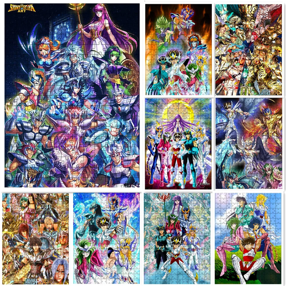 Saint Seiya Puzzles 300/500/1000 Pieces Adult Children Decompression ...