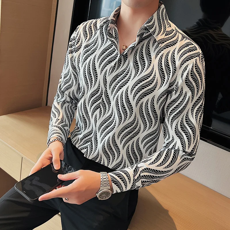 Men-s-Shirts-Luxury-Autumn-New-Fashion-Print-Shirts-For-Men-Clothing ...