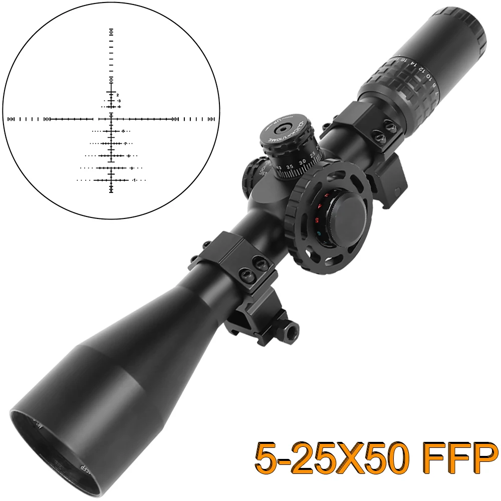 5-25X50-FFP-Scope-First-Focal-Plane-Rifle-Scopes-Green-Red-Illuminated ...