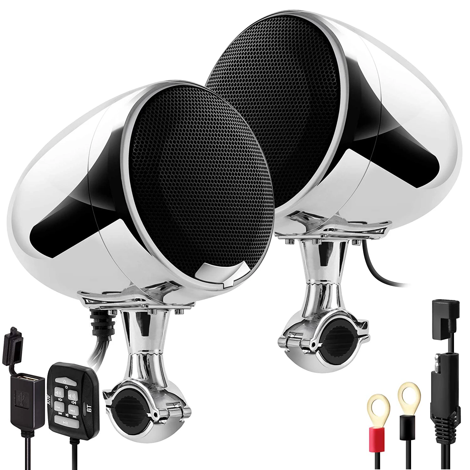 AMPLIFICADOR DE 600W para motocicleta, sistema de reproductor de Audio ...