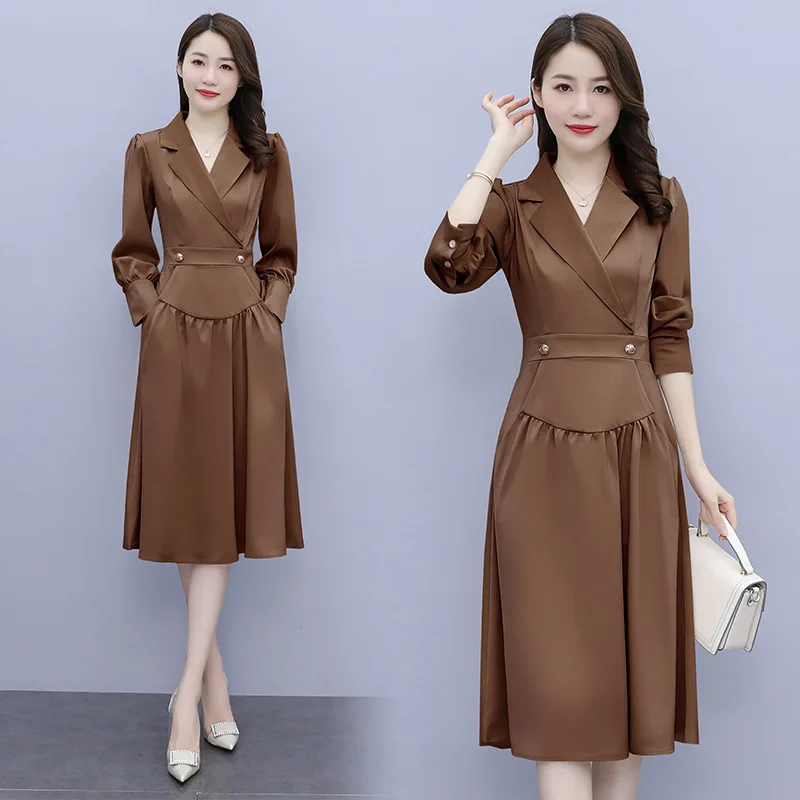 Women-s-Spring-and-autumn-new-style-elegant-acetic-acid-satin ...
