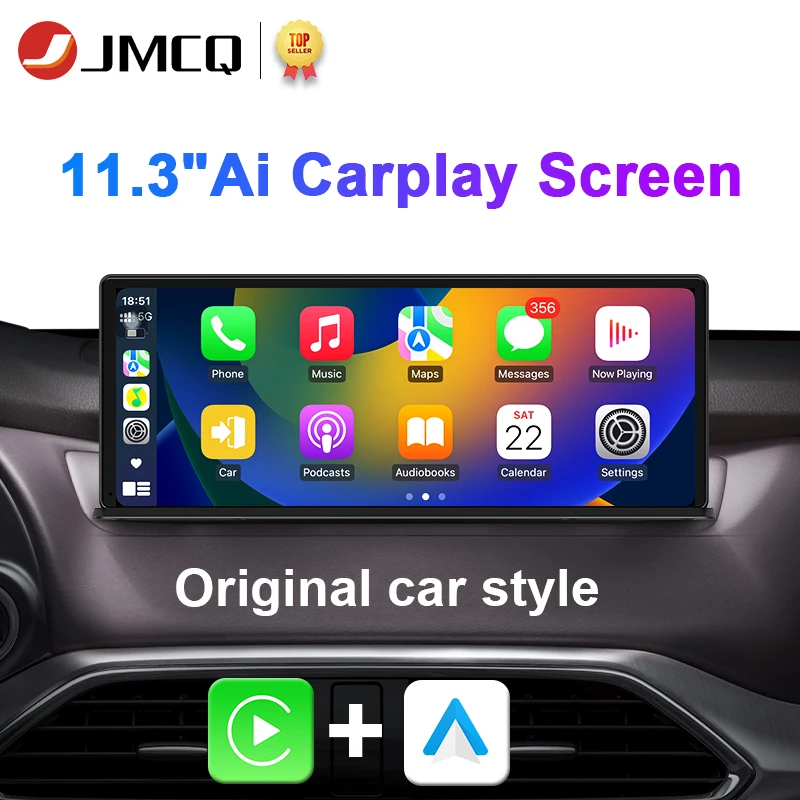 JMCQ-Carplay-Car-Smart-Screen-multimedia-Video-player-Wireless-Carplay ...