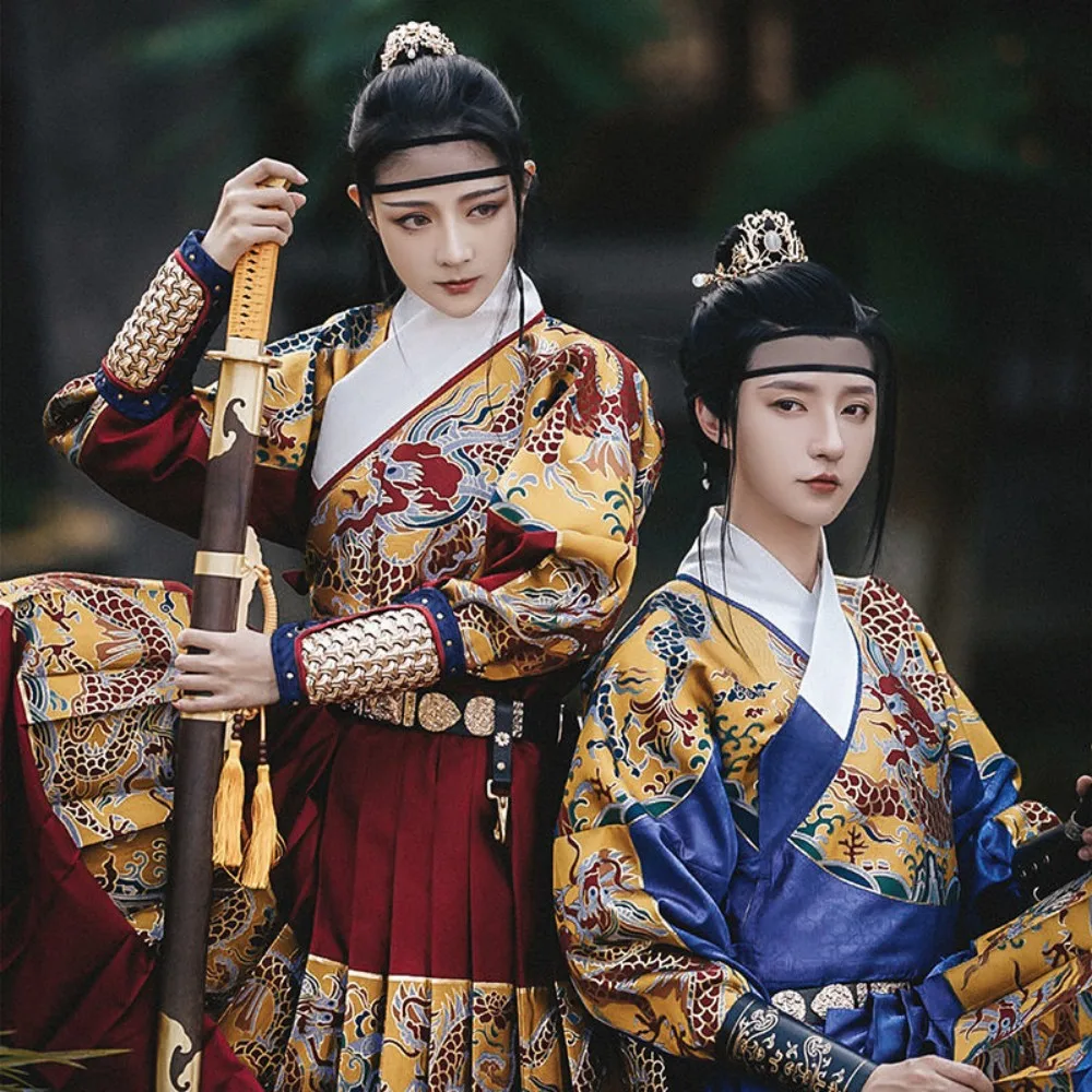 Ming-Dynasty-Hanfu-Men-s-and-Women-s-Genuine-Makeup-Flower-Weaving-Gold ...