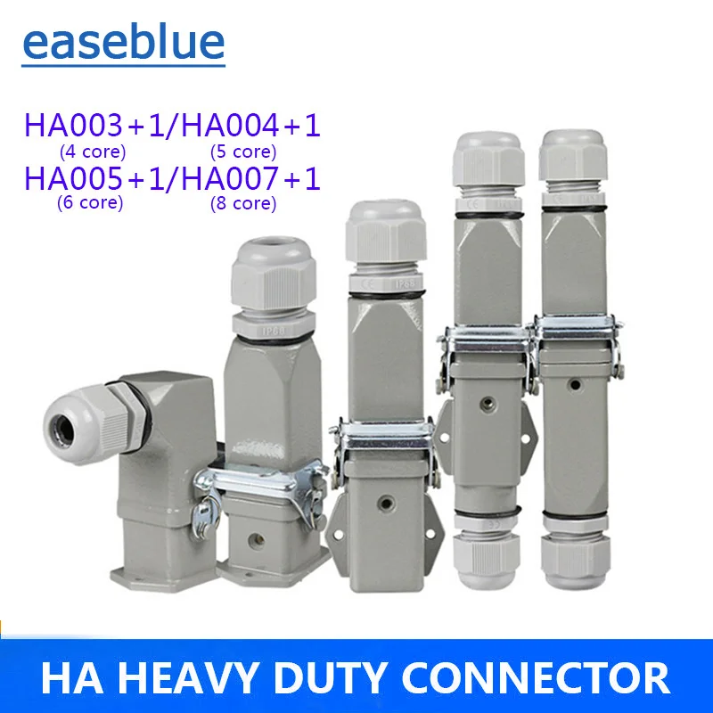 Heavy-Load-Connector-HDC-HA-4-5-6-8-Pin-Heavy-Duty-Connector-10A ...