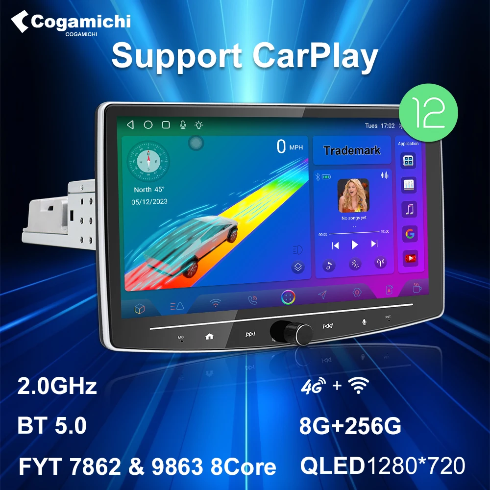 Cogamichi-10-1-inch-Carplay-android-auto-1-din-Car-intelligent-systems ...