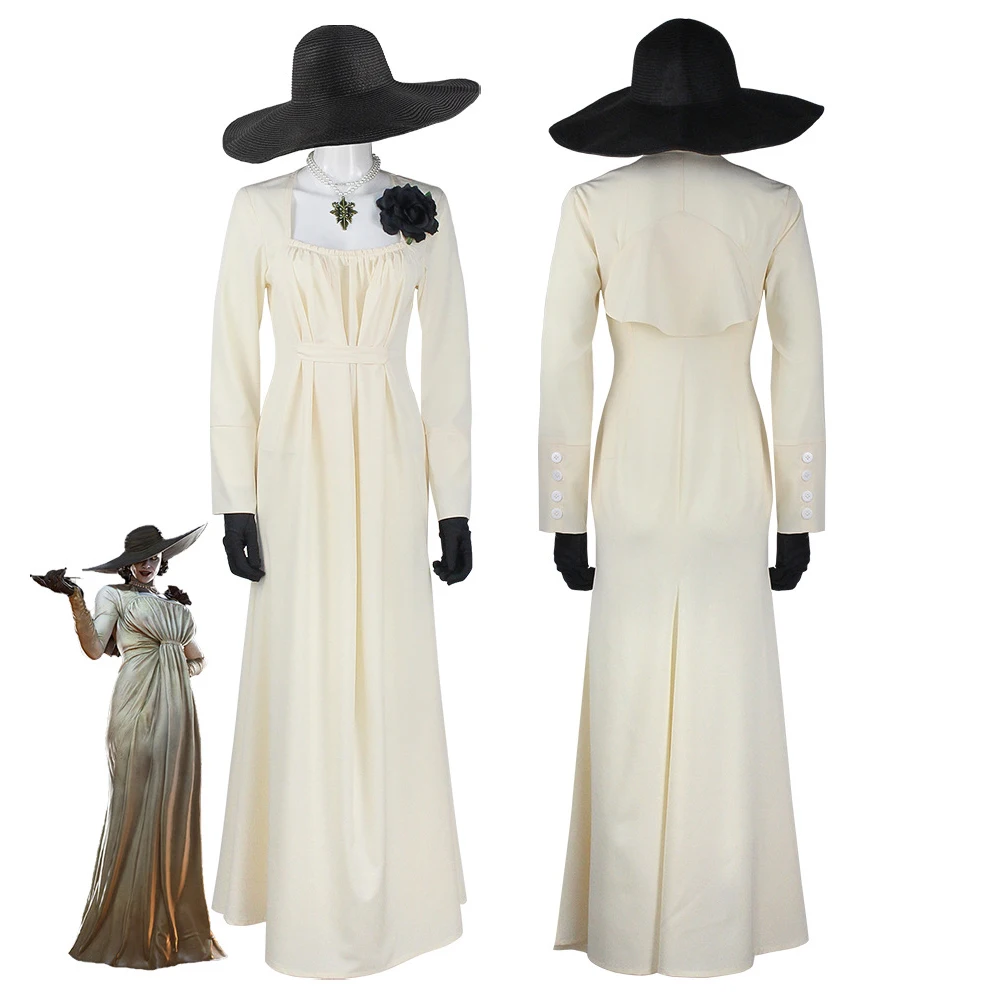 Resident Evil Lady Dimitrescu Costume Dimitrescu Cosplay, 52% OFF