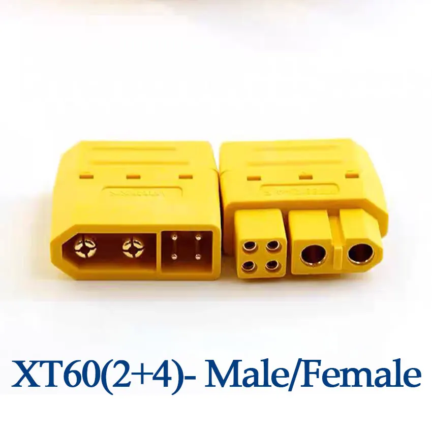 5Pcs-Original-XT60-2-4-Male-Female-Plug-with-Signal-Pin-and-Sheath ...