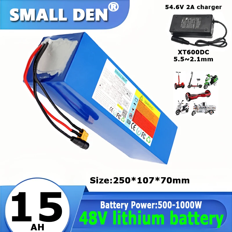brand-new-48V-15Ah-13S5P-lithium-battery-pack-500-1000W-high-power-54 ...