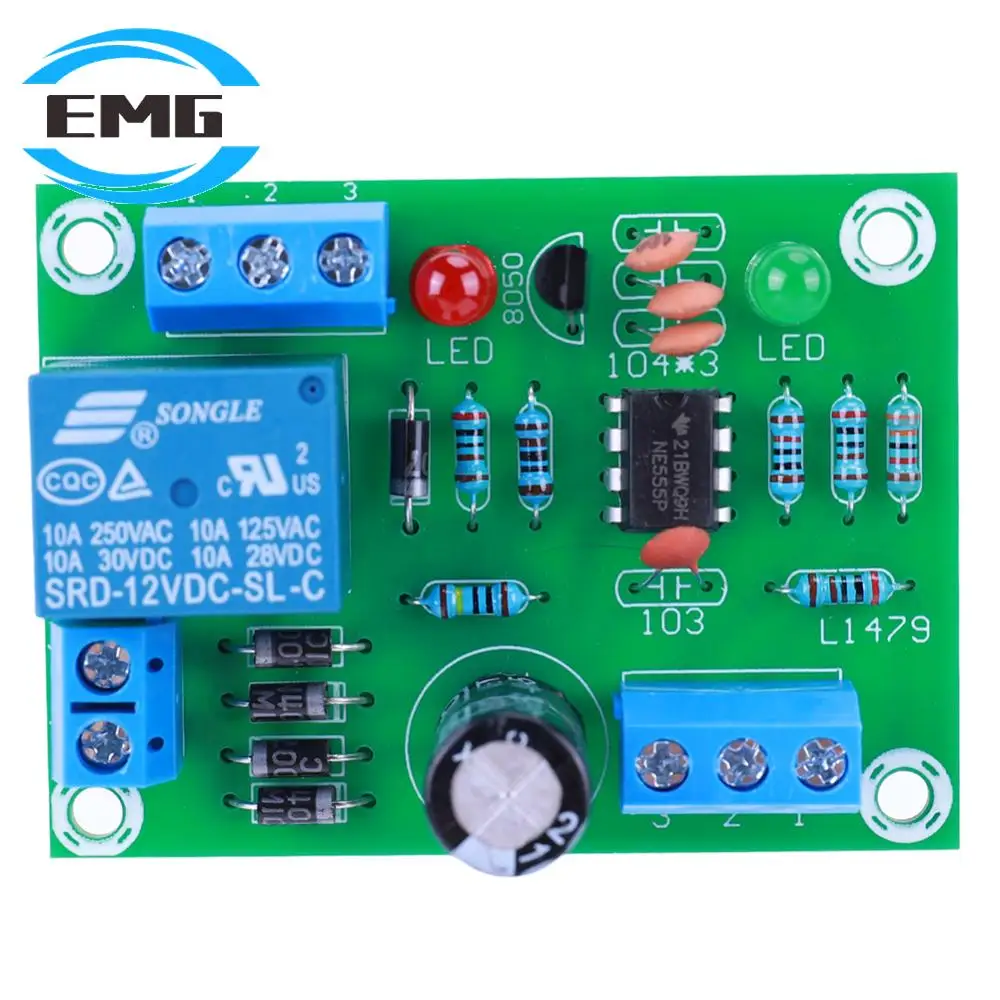 DC-12V-10A-Liquid-Level-Controller-Sensor-Module-Water-Level-Switch ...
