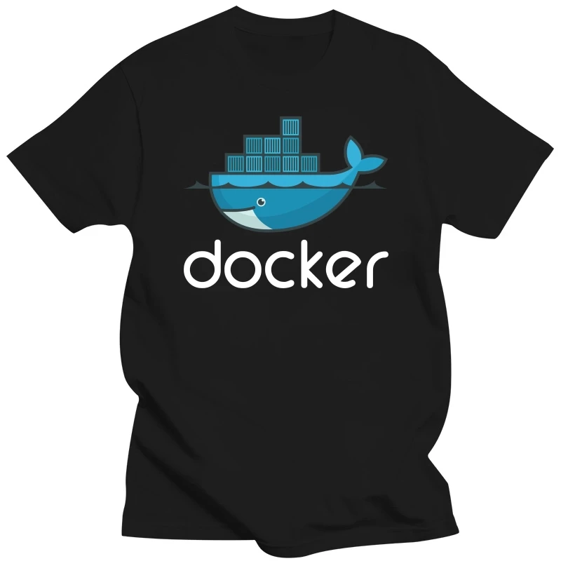 Geek-Men-T-Shirt-Docker-Logo-T-Shirts-Linux-Javascript-Computer ...