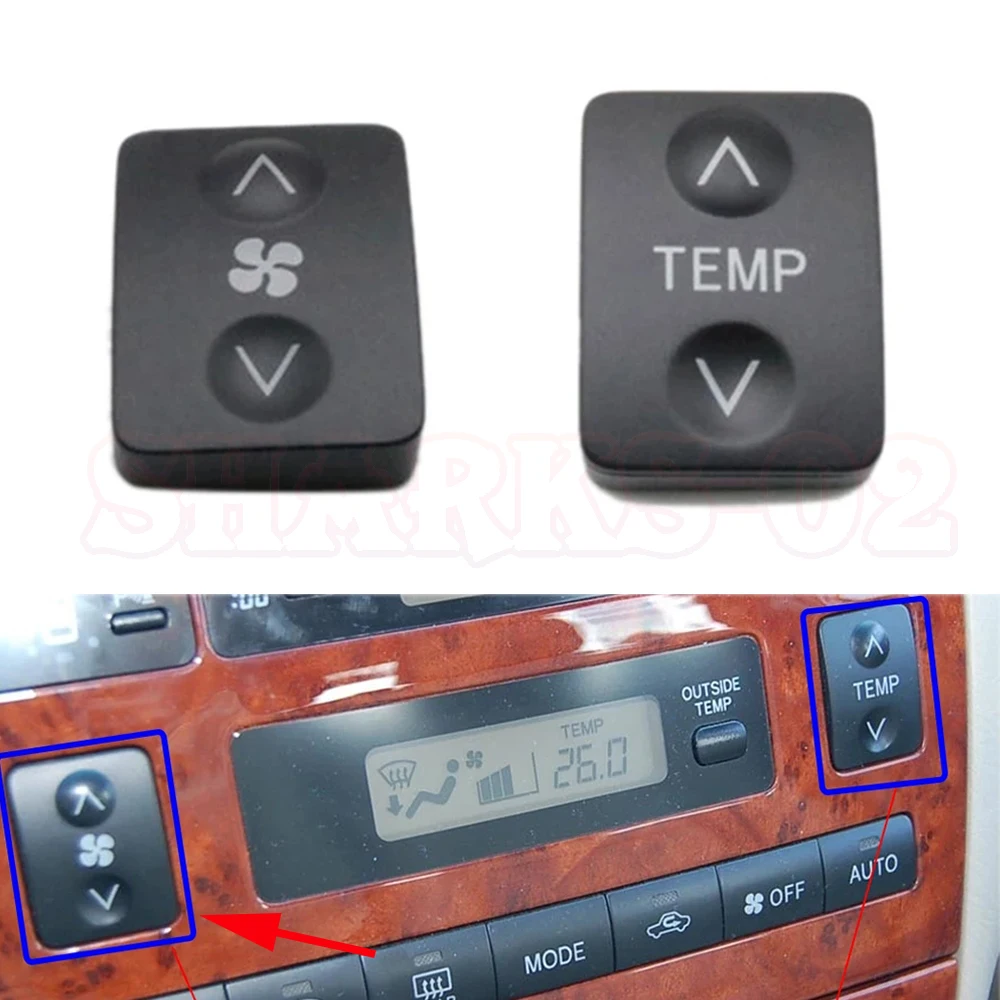 For-Toyota-Corolla-Car-Air-Conditioning-Knob-Switch-Button-Climate ...