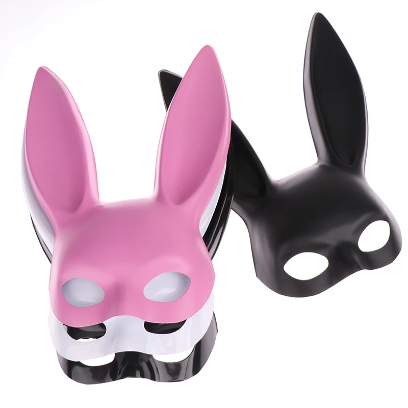 1Pc-Sexy-Cosplay-PVC-Rabbit-Mask-Women-Halloween-Masquerade-Fancy-Party ...