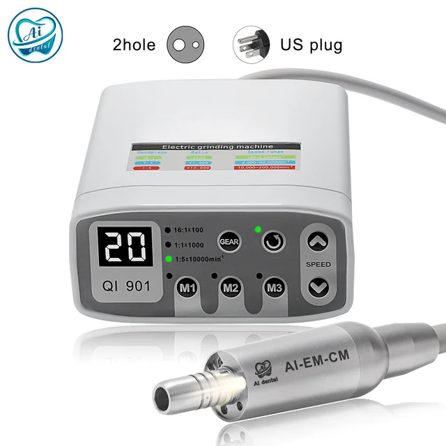 AI-EM-CM Electric Micromotor LED Kit with Z95L Increasing Handpiece 1:4 ...